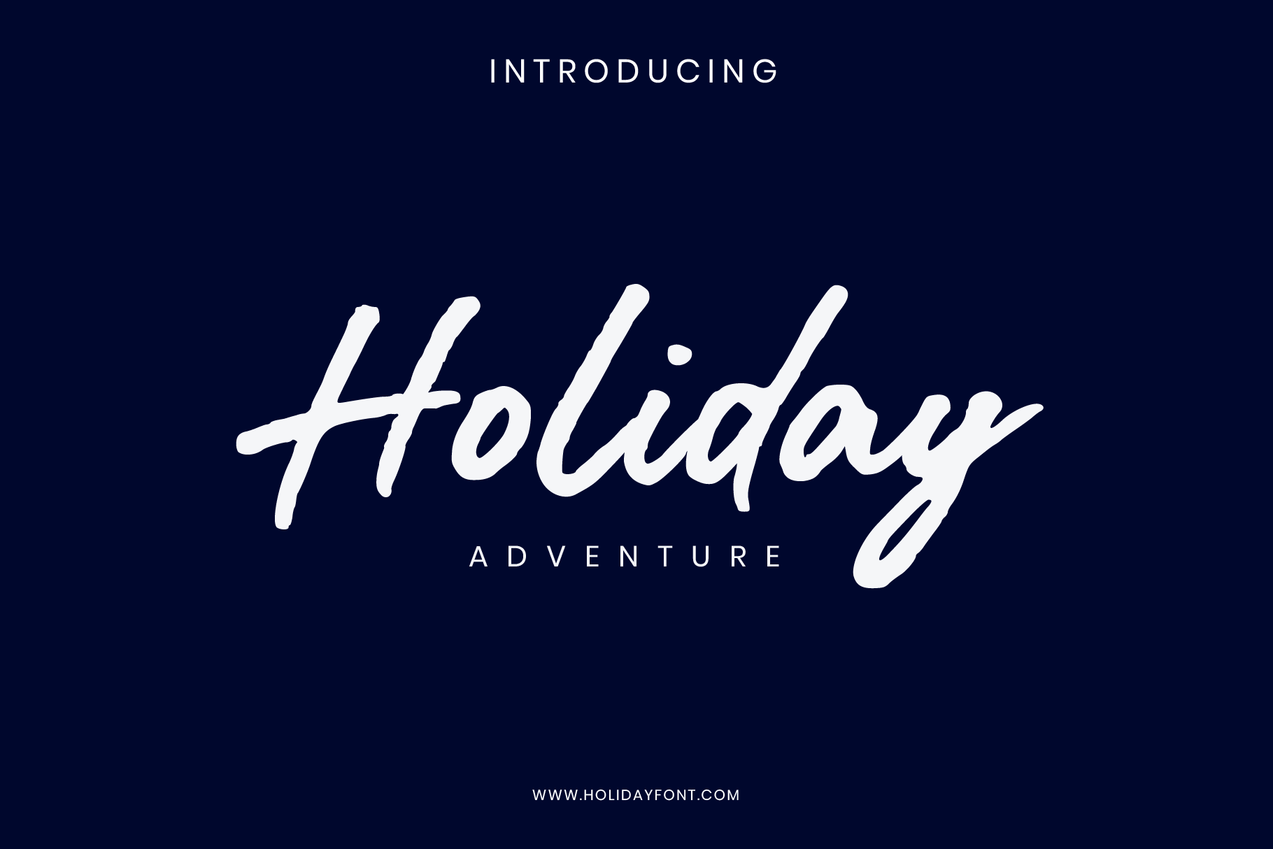 Adventure Font - Holiday Adventure by Agung Rohmat